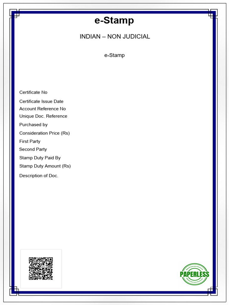 E-Stamp: Government of Karnataka | PDF | Interest | Loans