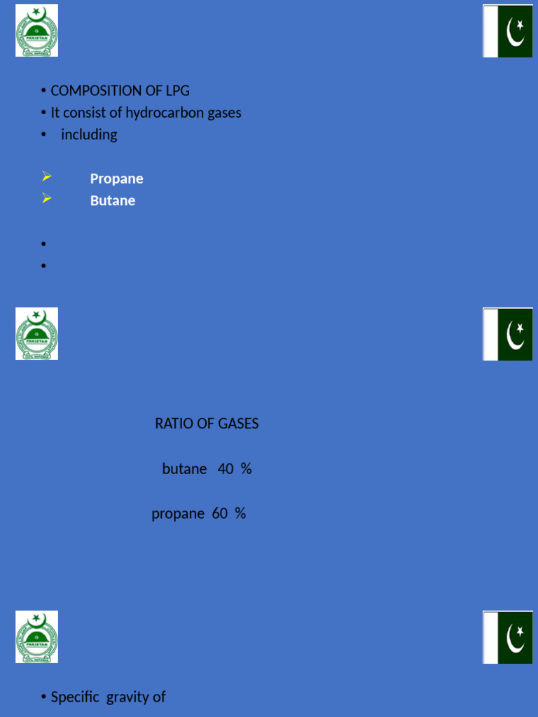 LPG Composition and Safety Guidelines | PDF