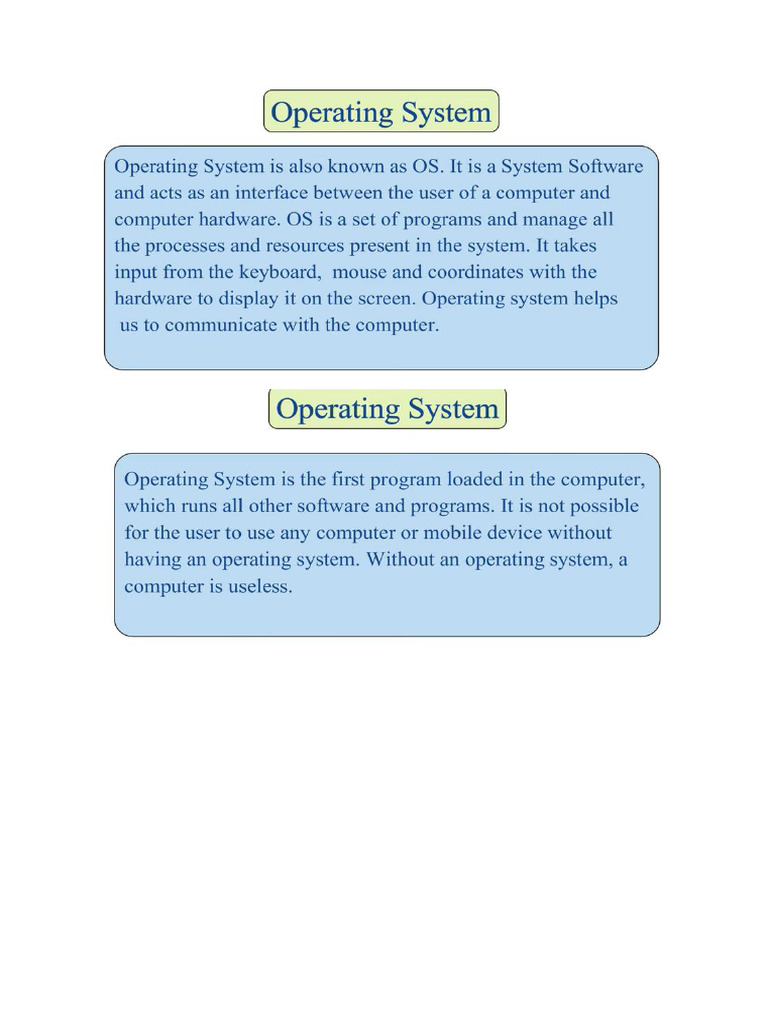 Operating System | PDF