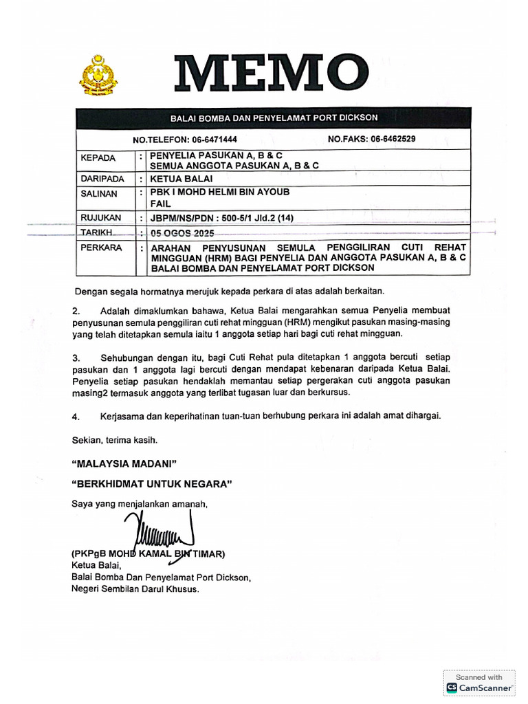 Memo HRM | PDF