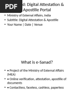 e-Sanad Application Process Guide | PDF | Computing