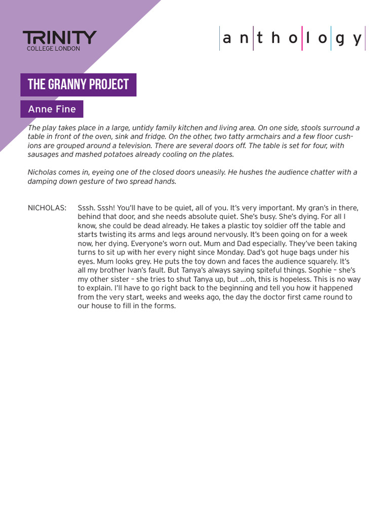 The Granny Project: A Family's Struggle | PDF