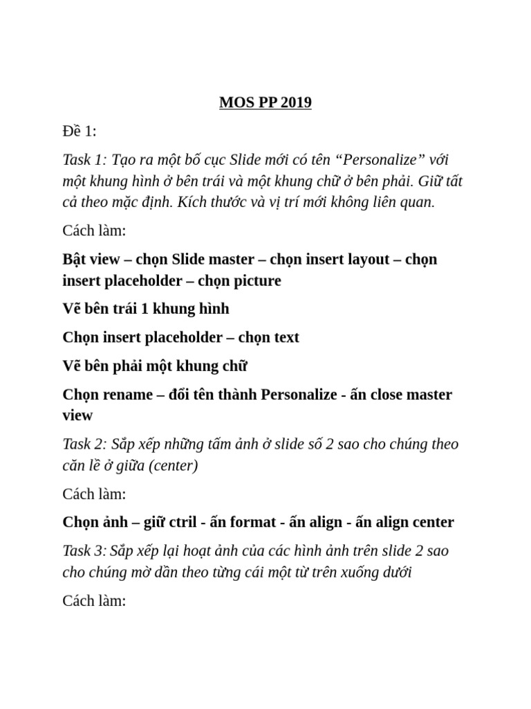 Mos PP 2019 | PDF