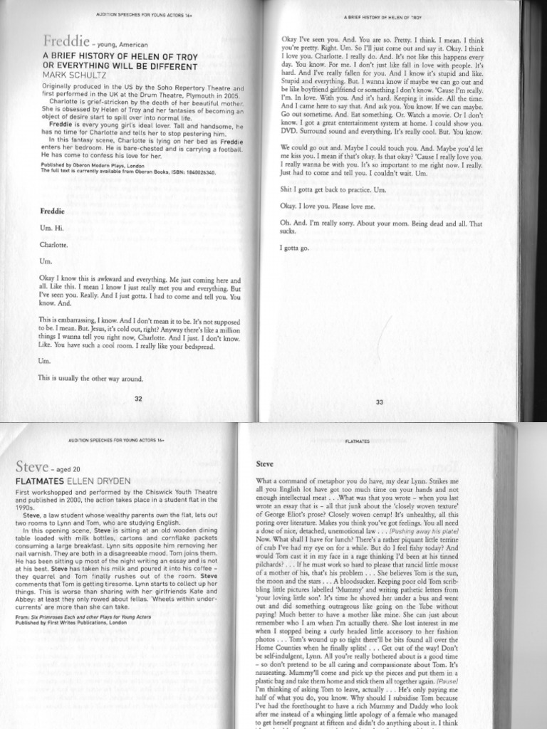 Acting List C (Male) | PDF