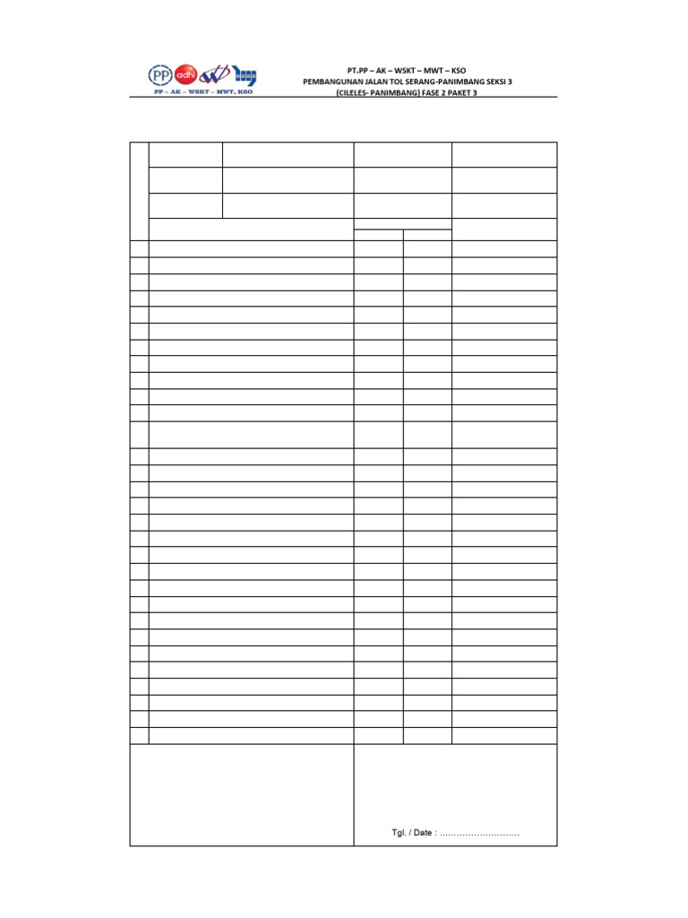 Checklist QHSE Spunpile | PDF