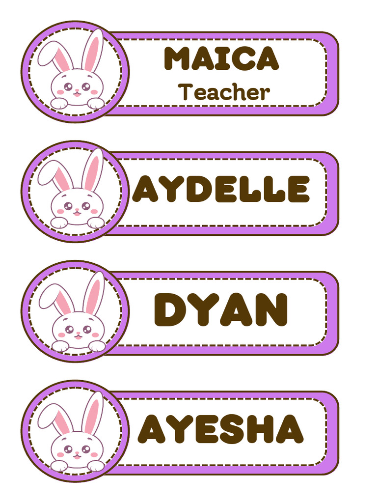 Name Tag (Demo) | PDF
