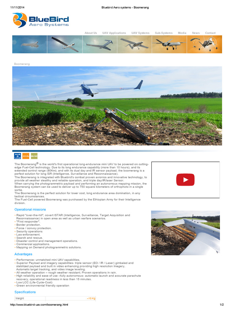 Veloce 15: Boomerang UAV Overview | PDF | Unmanned Aerial Vehicle ...