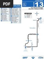 BNSF Line: Weekday Schedule | PDF | Rail Transport