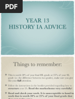 IB History Internal Assessment Guide | PDF | Evaluation | Critical Thinking