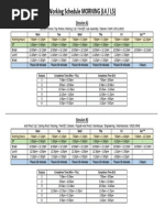 2-Hour Turning Schedule Chart | PDF