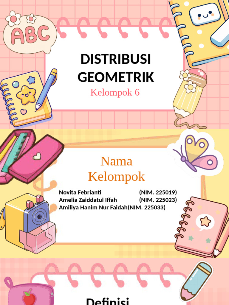 Distribusi Geometrik: Definisi dan Contoh | PDF