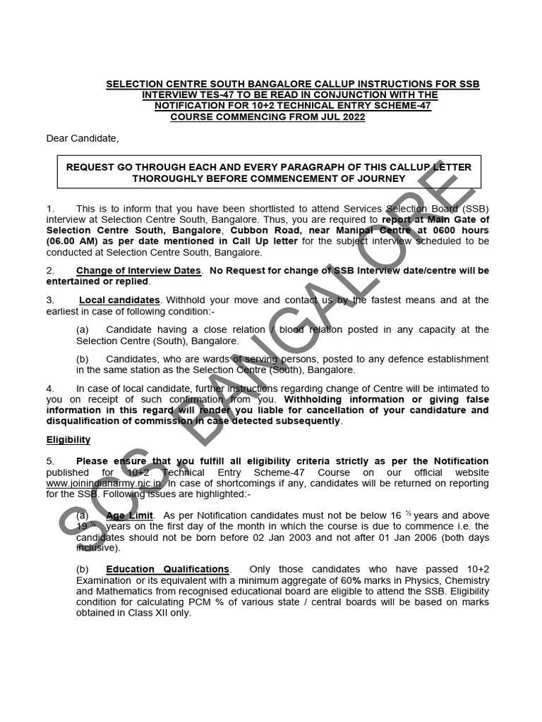 Https:/joinindianarmy - nic.in/writereaddata/Portal/Images/pdf/CALL UP | PDF