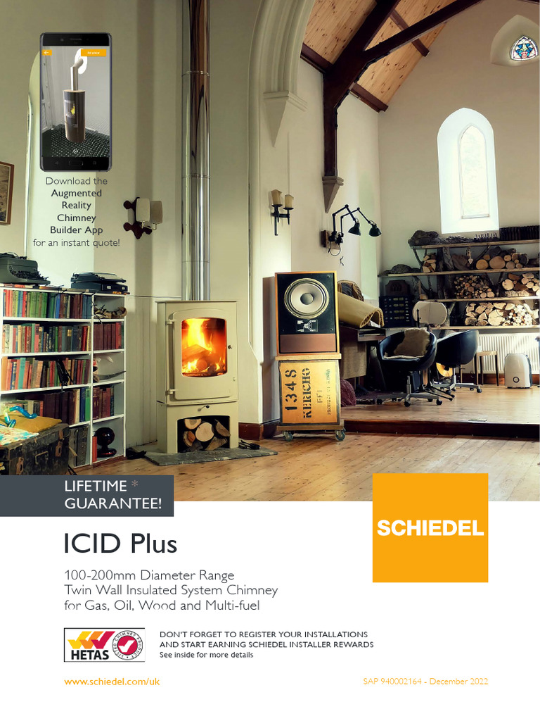 ICID Plus Twin Wall Chimney System | PDF | Chimney | Pipe (Fluid ...