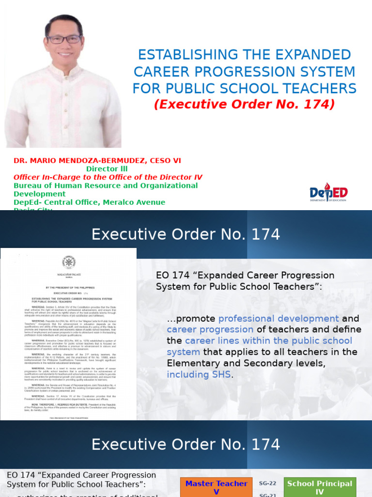 Expanded Career Progression | PDF | Teachers | Pedagogy