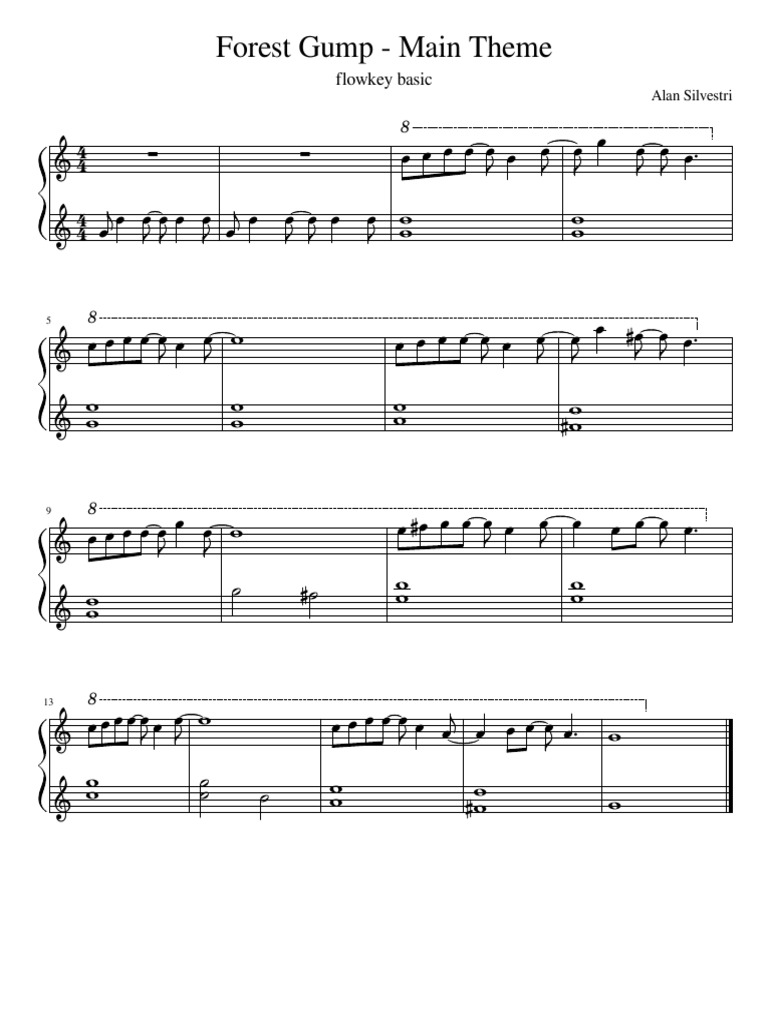 Forest Gump - Main Theme | PDF