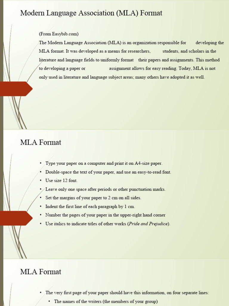 MLA Format and Citation Guidelines | PDF | Citation | Plagiarism