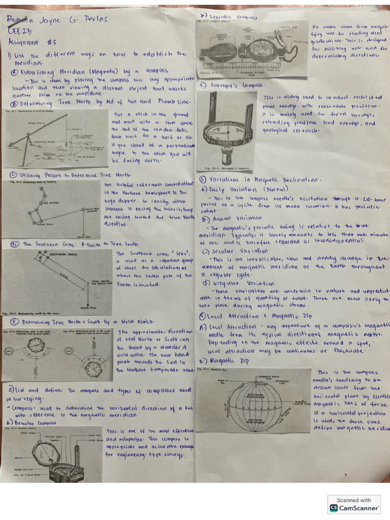 Perlas - Surveying Lec Assignment | PDF
