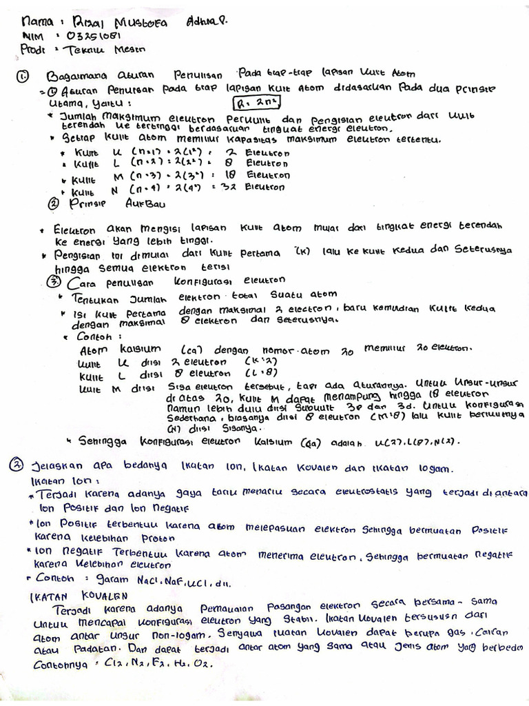 Rizal Mustofa Tugas Resume | PDF