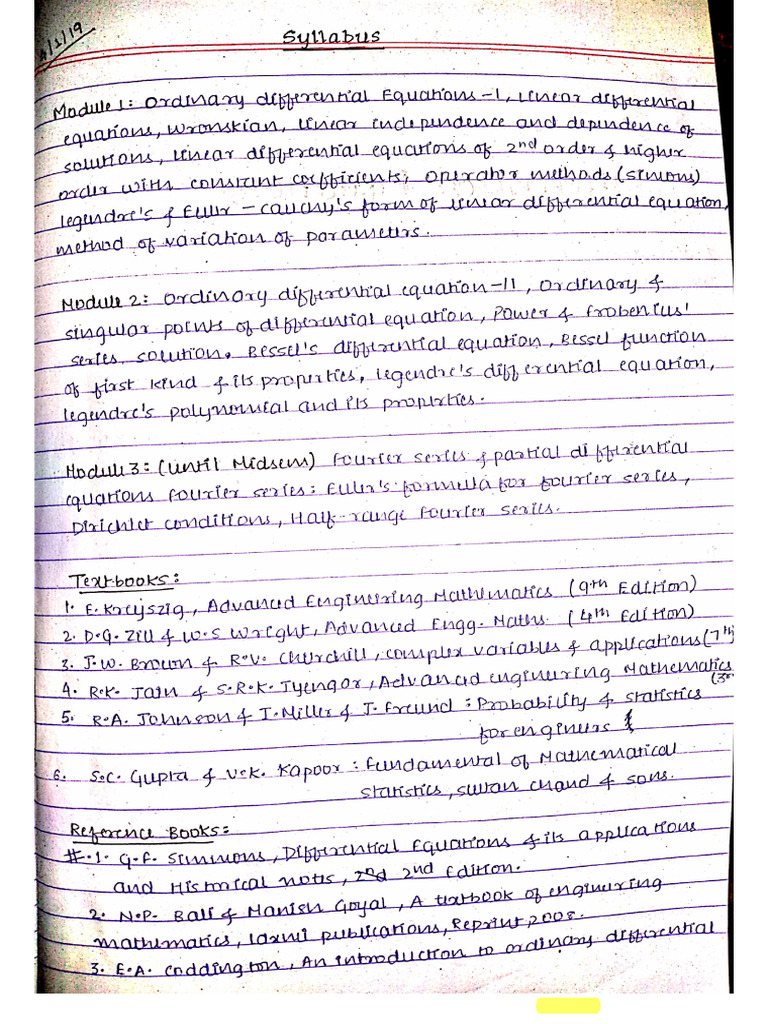 Maths Module 1 | PDF