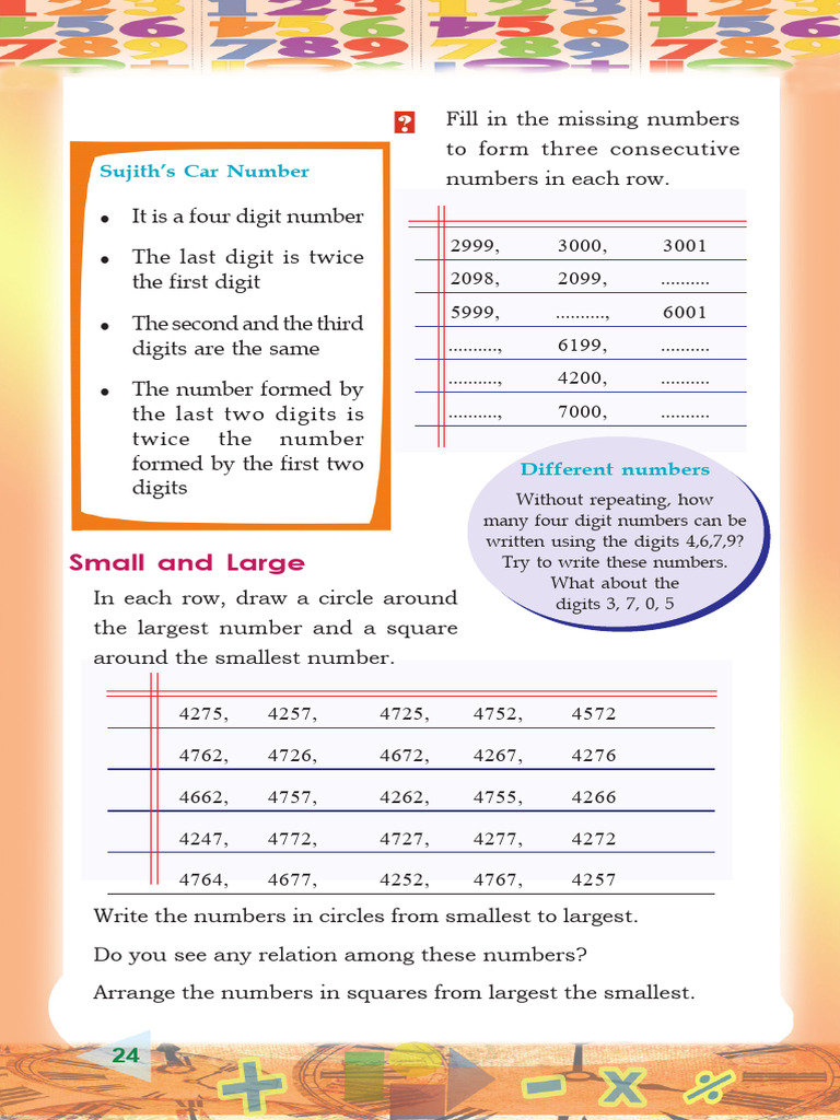 SCERT Kerala State Syllabus 4th Standard Maths Textbooks English Medium Part 1-1-80-24 | PDF