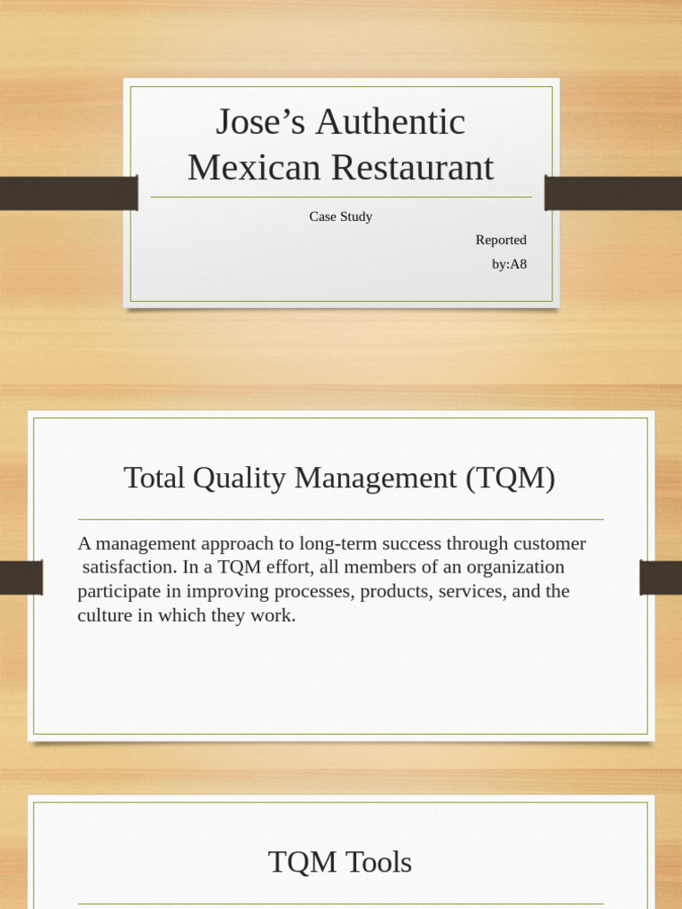Case Study Joses Authentic Mexican Restaurant 1 | PDF | Restaurants