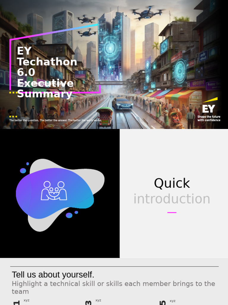 EY Techathon 6.0 Executive Summary | PDF | Limited Liability ...