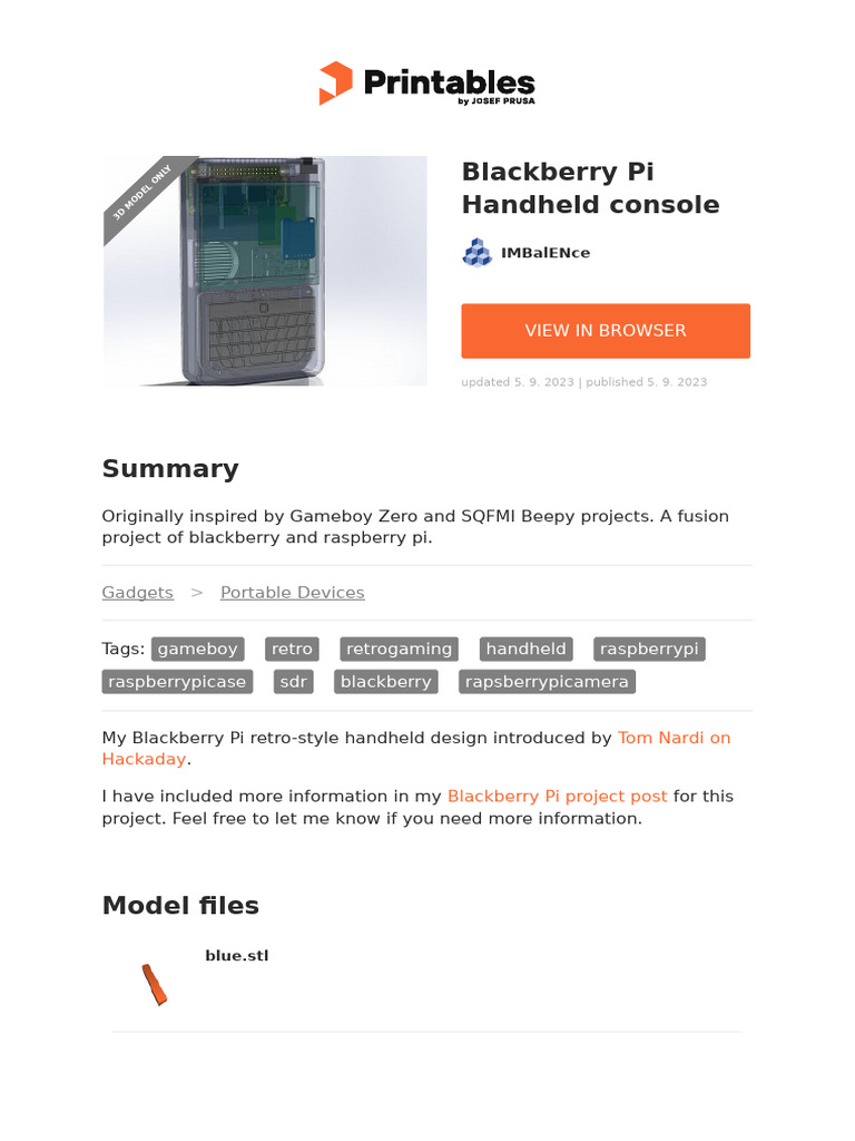Blackberry Pi Handheld Console f69fd959 8e85 4c6f 8a66 9f930fba3e9a | PDF