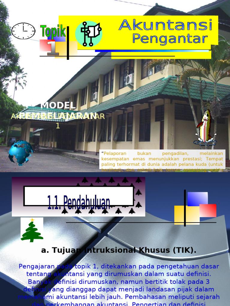 Topik 1 - Pengenalan Akuntansi Dasar | PDF