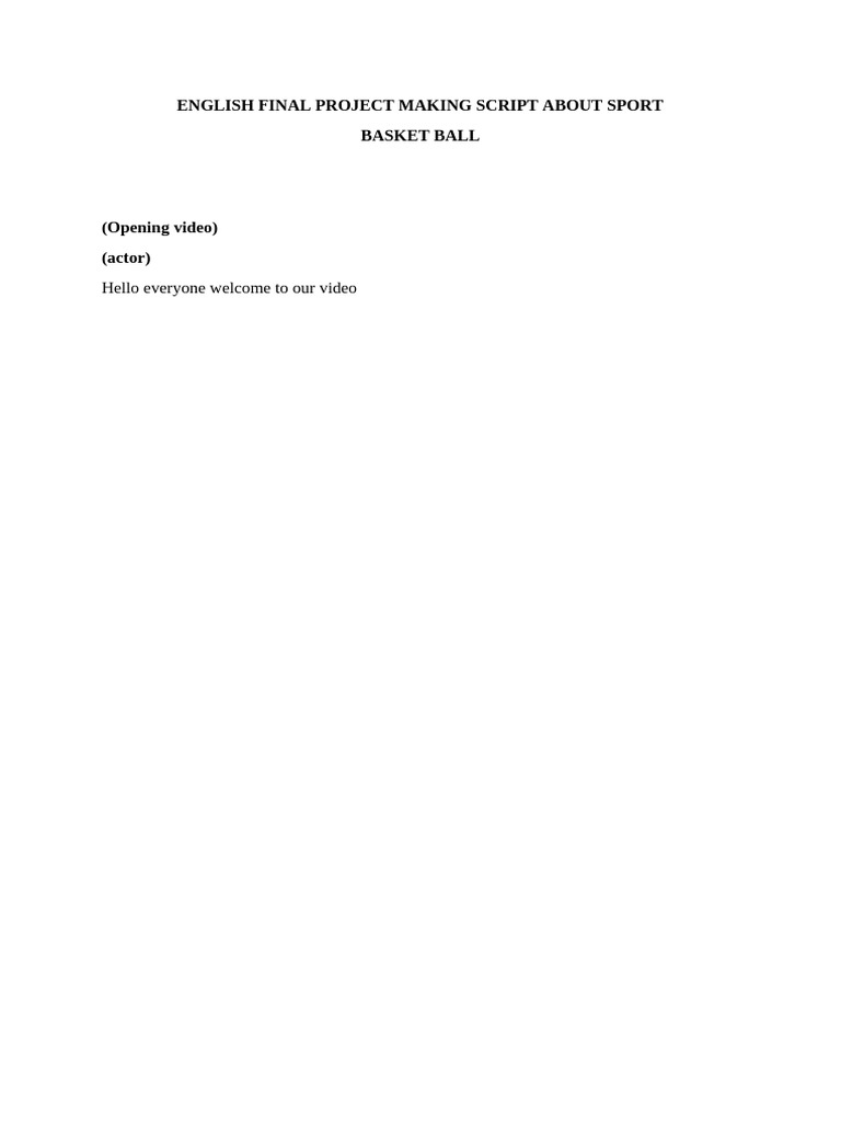 Final Project English | PDF