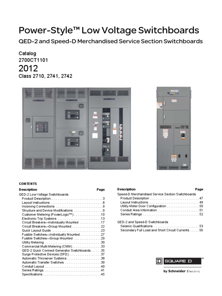 SWBD Manual | PDF | Fuse (Electrical) | Switch