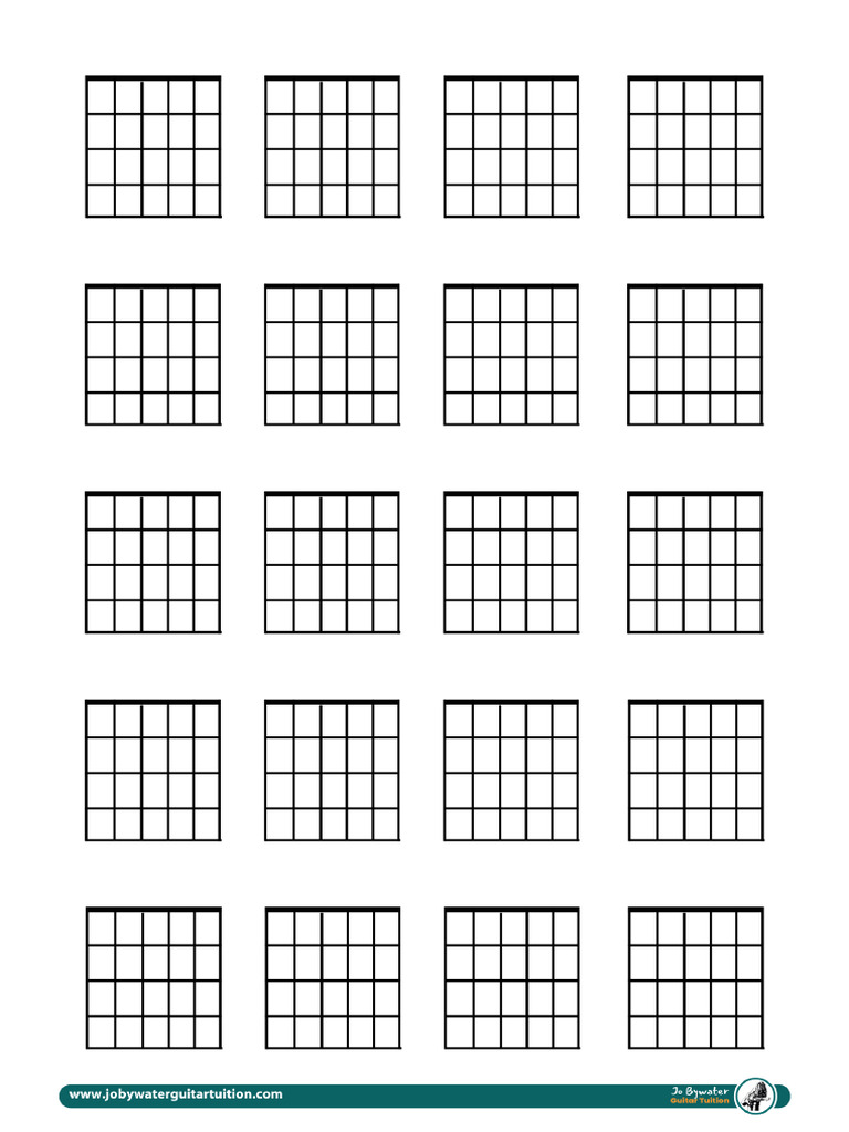 Blank Chord Boxes | PDF