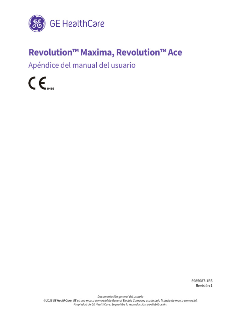 Revolution Maxima_Revolution Ace User Manual Addendum_UM_5985087-1ES_1 ...