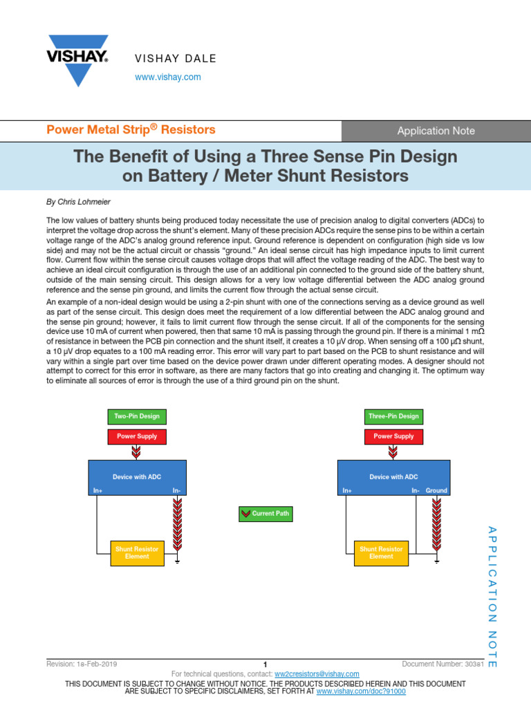 3 Sense Pin | PDF | Analog To Digital Converter | Resistor