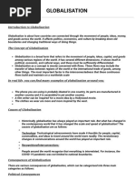 12 Political Science - Globalisation - Notes | PDF | Globalization ...