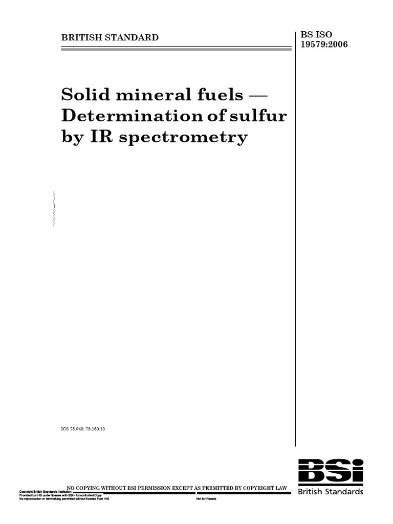 Sulfur Determination in Solid Fuels | PDF | Coal | Calibration