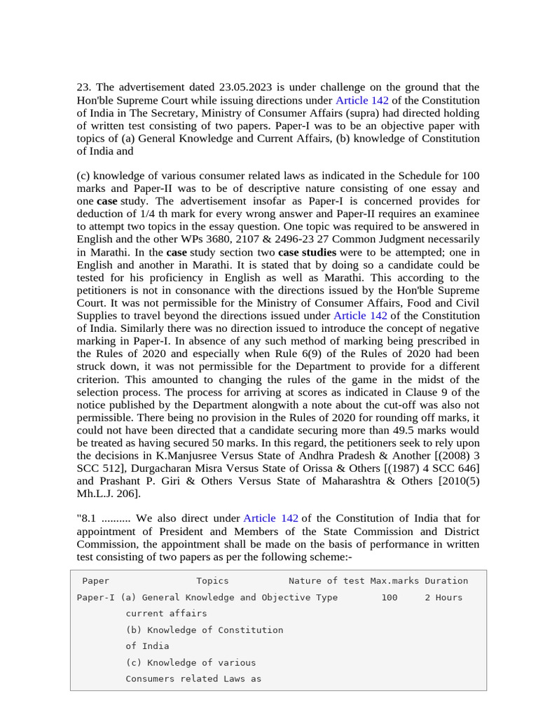 Mahendra Bhaskar Limaye Vs Union of India, Thr. Secretary, ... On 20 ...