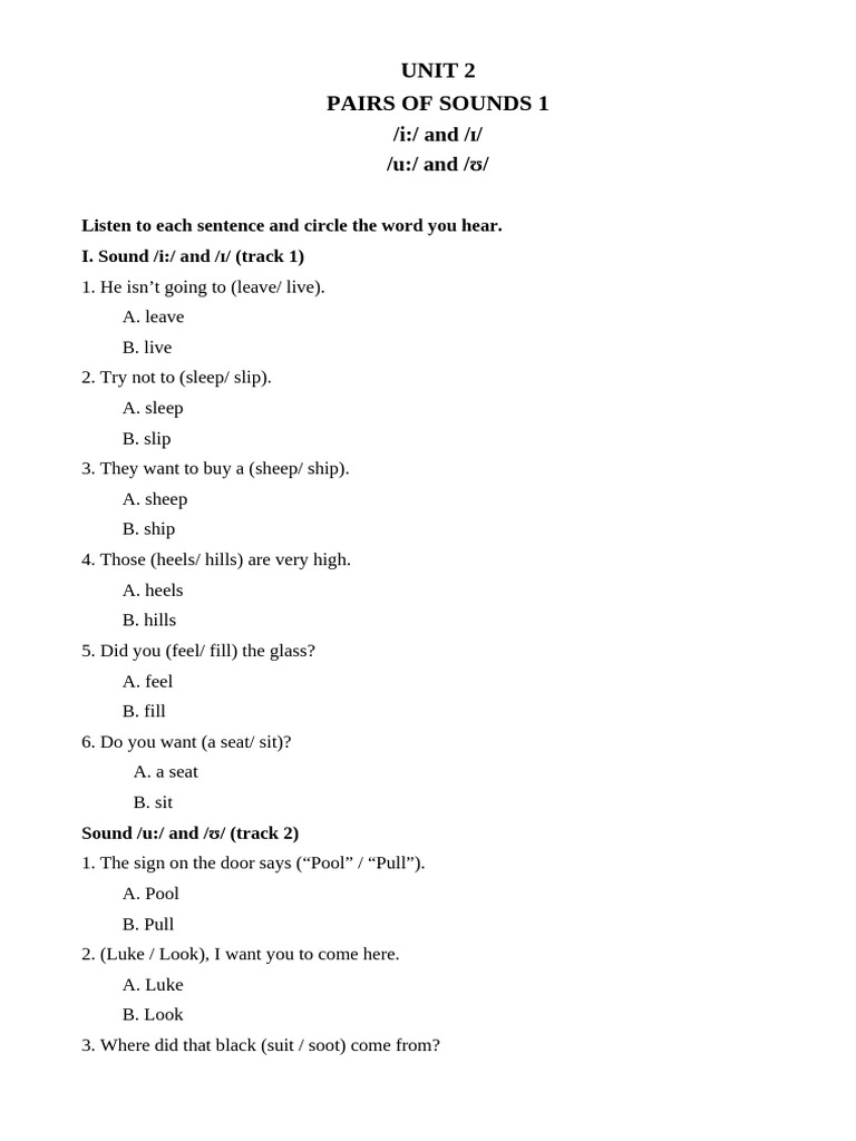 Quiz - Unit 2 | PDF