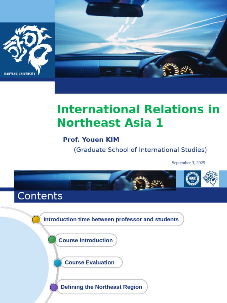 Northeast Asia International Relations Overview | PDF | Northeast Asia ...