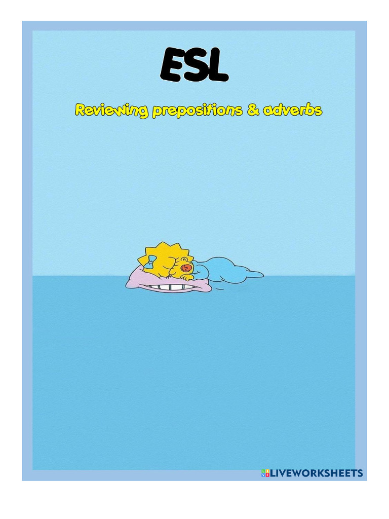 Adverbs and Prepositions Review | PDF