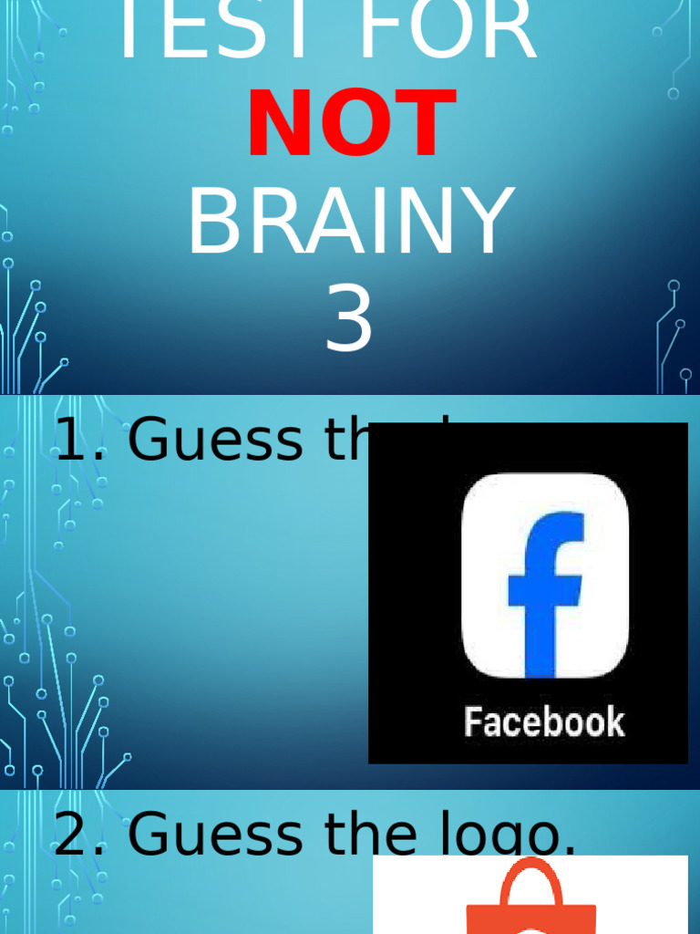 Logo Guessing Game Test | PDF