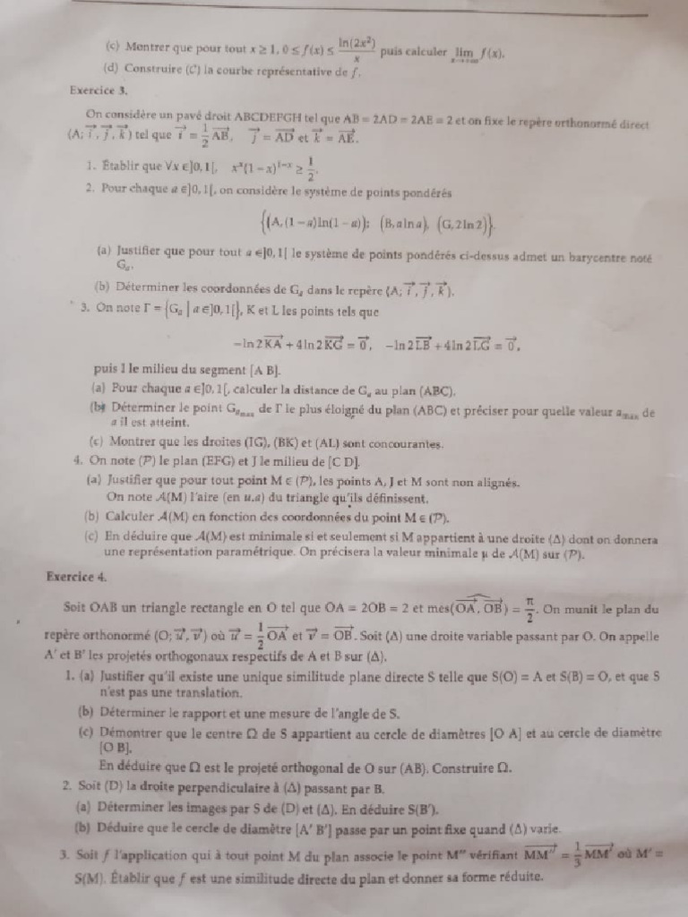 Concours Mef 2025 | PDF