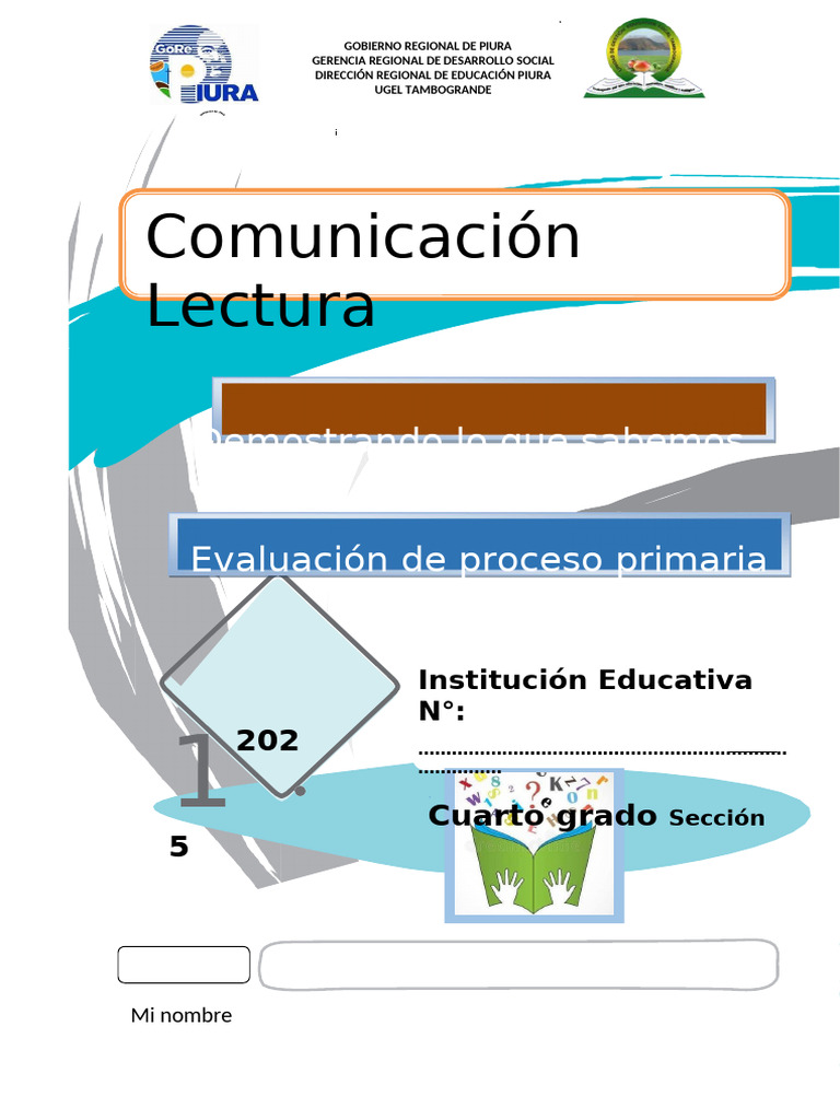 EVALUACIÓN Proceso COMUNIC 4° Grado Final 2025 | PDF | Agua | Alimentos