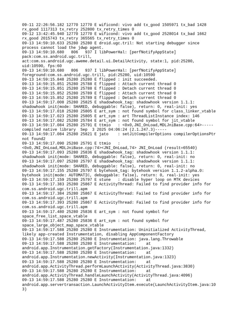 Android App Debugging Logs Analysis | PDF | Software Development ...
