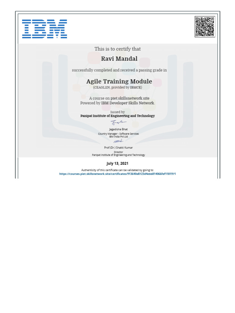 Agile Training Module | PDF