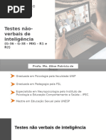 Aplicação do Teste TEPIC-M de Memória | PDF | Psicologia | Memória