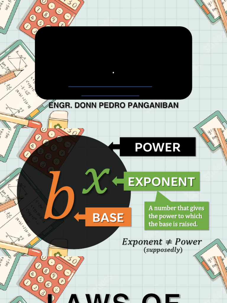 Laws of Exponents and Radicals Explained | PDF | Mathematical Objects ...