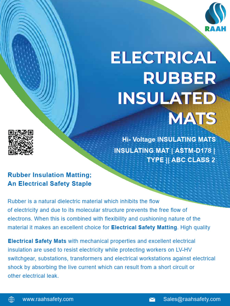 Electrical Rubber Mat Specifications | PDF | Insulator (Electricity ...
