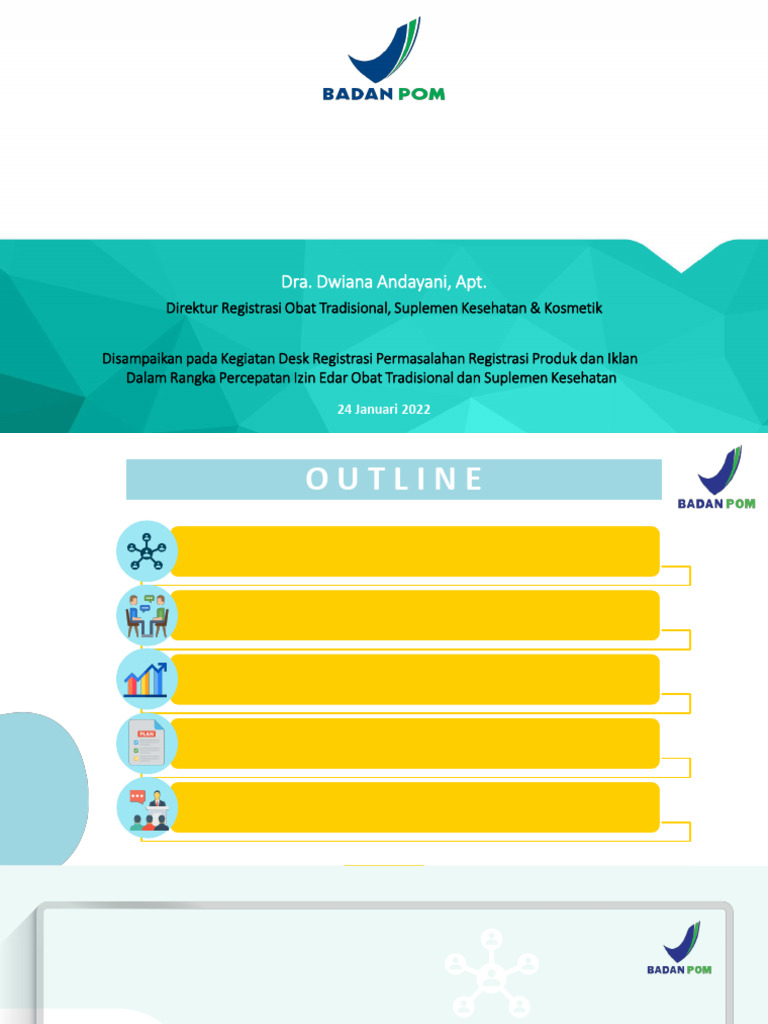 Materi Desk Registrasi Produk Dan Iklan Obat Tradisional Dan Suplemen ...