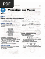 Magnetism Formula Sheet Class12 | PDF