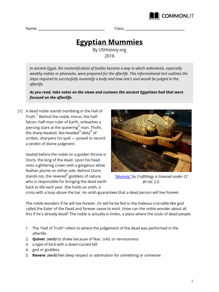 Mummification and Afterlife in Egypt | PDF | Ancient Egyptian Religion ...